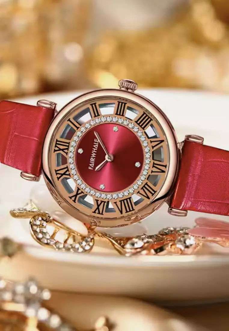 Buy Mark Fairwhale Ladies Quartz Watch, 31mm, Leather Strap 2026 Online ...