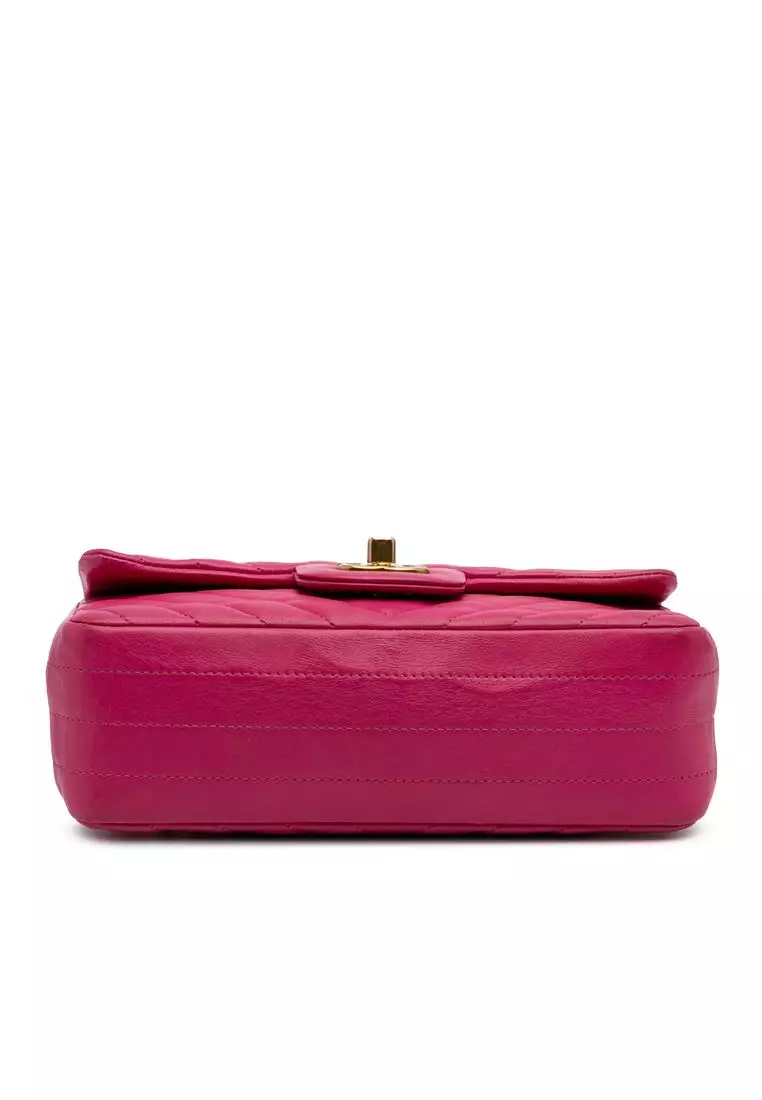 Buy CHANEL Pre-Loved Chanel Mini Rectangular Classic Chevron Lambskin ...