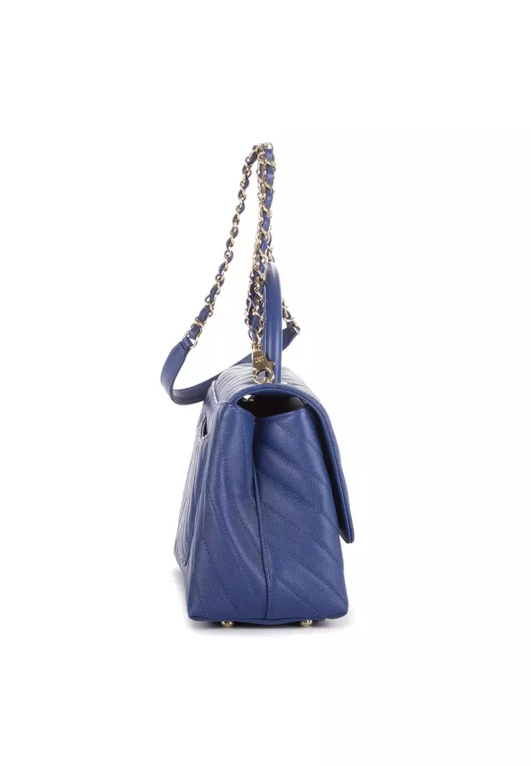 Buy Chanel Pre-Loved Coco Chain Top Handle 2026 Online | ZALORA