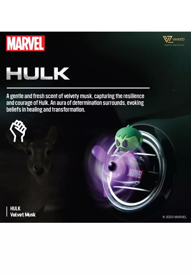 Buy Blackbox VANZO MARVEL Car Air Freshener Perfume Dashboard Healthy ...