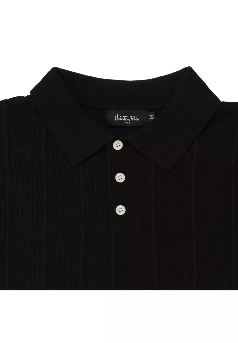 Buy Valentino Rudy Valentino Rudy Italy Men’s Knit Short Sleeve Polo ...