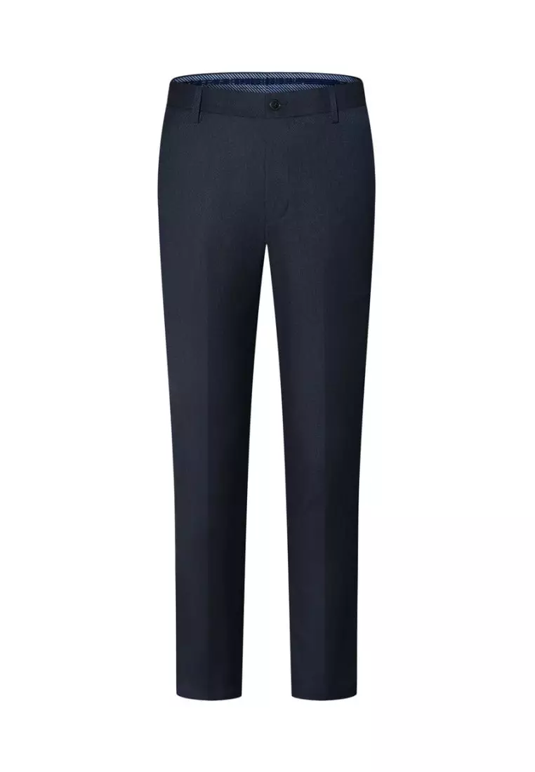 Buy G2000 Anti-Bacterial Smart Fit Textured Suit Pants 2025 Online | ZALORA