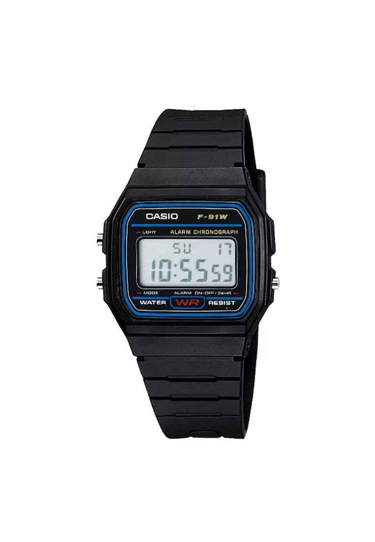 Buy CASIO Casio Standard Digital Watch F91W 1 Online ZALORA Malaysia