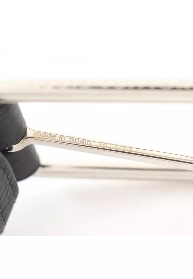 網上選購 Louis Vuitton Pre-Loved Louis Vuitton ceinture Monogram Eclipse belt PVC leather black ...