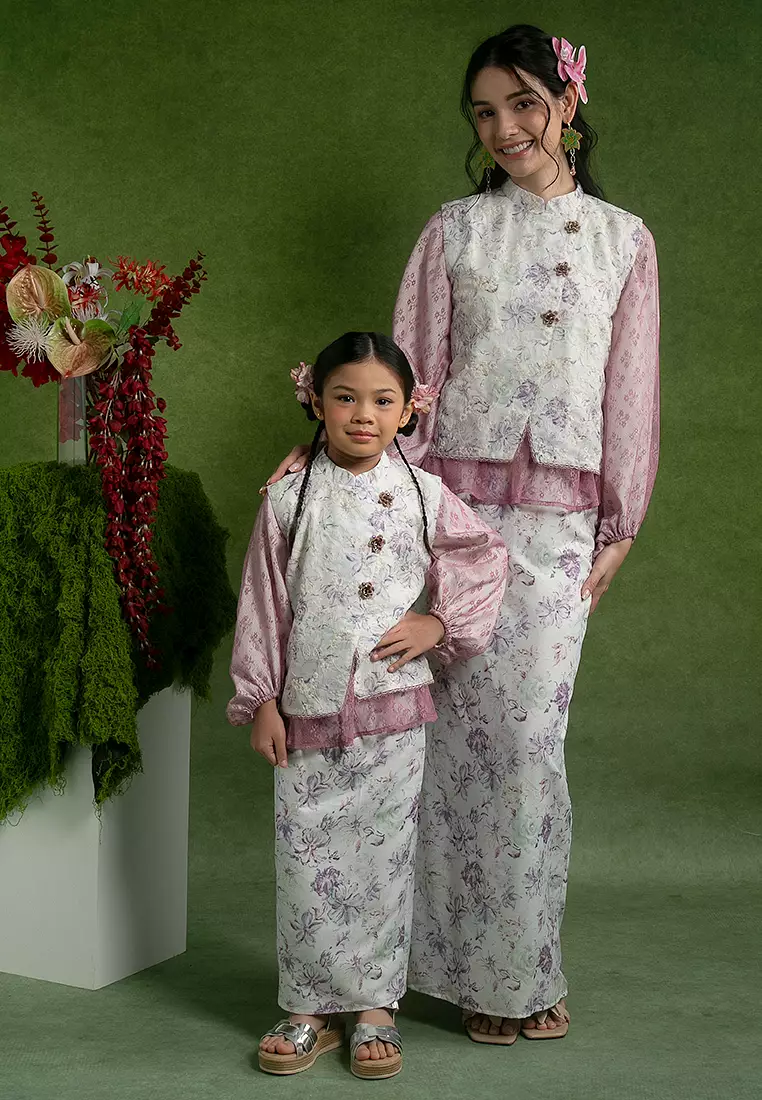 網上選購 Lubna Kids Hana Kurung Modern Embroidered Set 2026 系列 | ZALORA香港