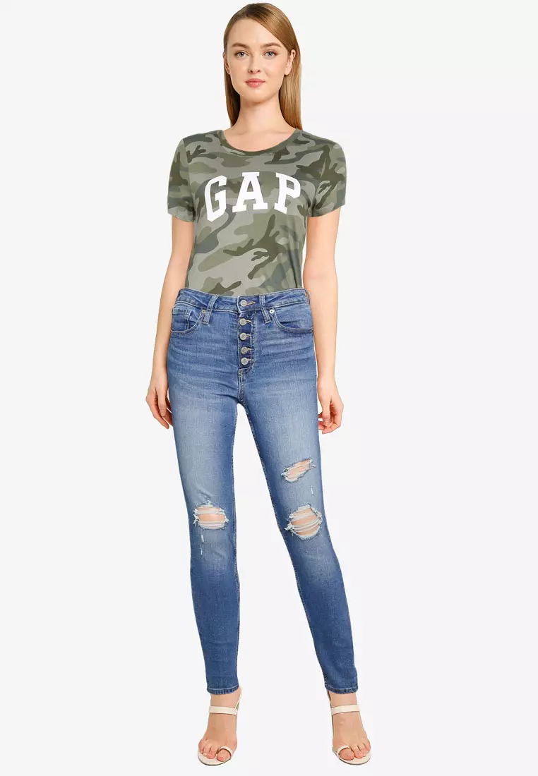 Jual GAP Logo Classic Tee Original 2025 | ZALORA Indonesia