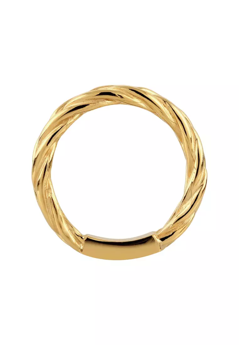 Jual KUZZOI EXCLUSIVE Cincin Perhiasan Perak 925 Pria Bandring Braid ...