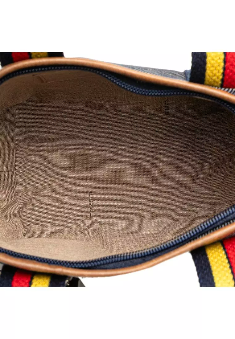 Buy Fendi Pre-Loved Fendi Mini Denim Lock Shopping Tote Online | ZALORA ...