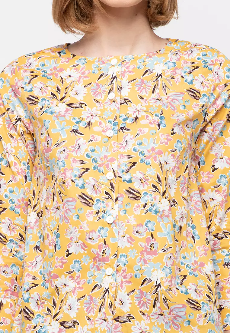 Jual Point One JOSEFINA Floral Blouse Original 2025 | ZALORA Indonesia