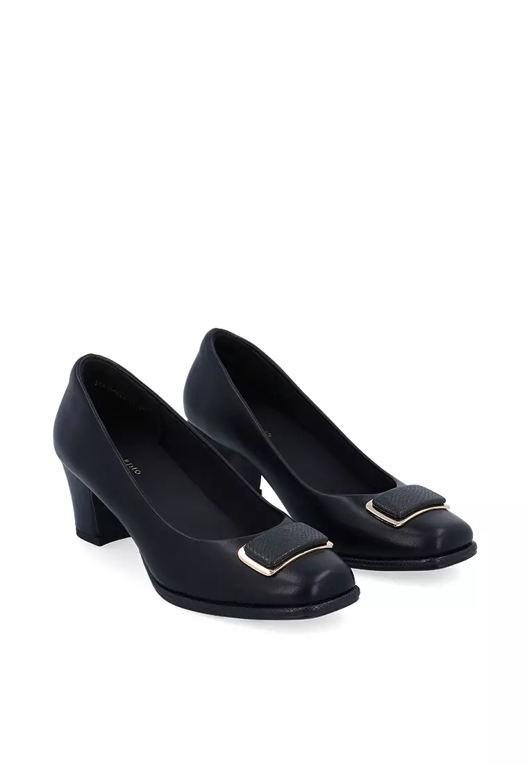 Buy Carlo Rino Black Vivienne Pumps 2025 Online | ZALORA Philippines