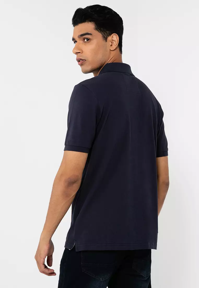 Buy FIDELIO Signature Logo Embroidery Polo Shirt Online | ZALORA Malaysia