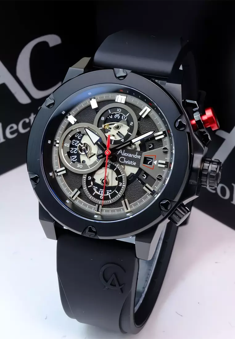 Jual Alexandre Christie Alexandre Christie Jam Tangan Chronograph Pria ...