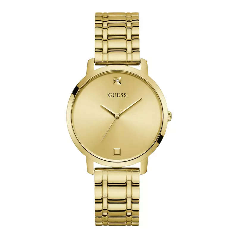 Jual Guess Jam Tangan Guess Nova W1313L2 Gold Dial Gold Tone Stainless ...