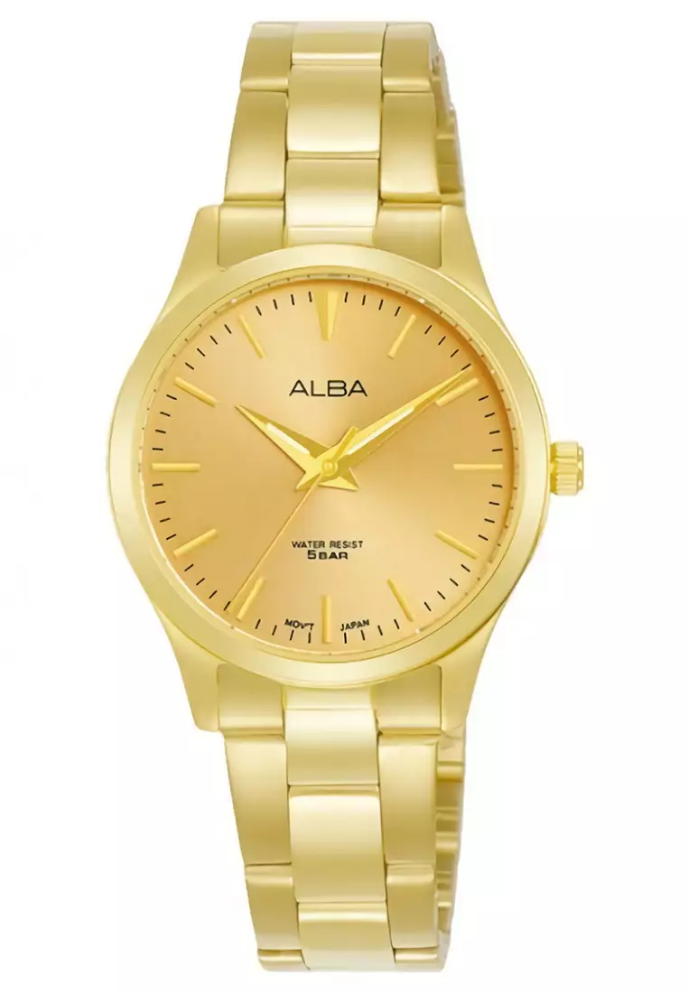 Jual Alba Alba - Jam Tangan Analog Wanita - Gold - Stainless Steel ...