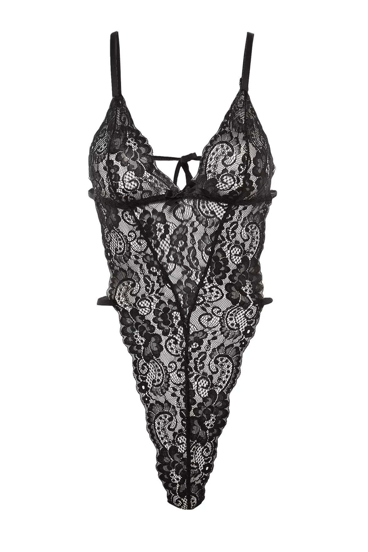 Jual Trendyol Lace Thong Bodysuit Original 2025 | ZALORA Indonesia