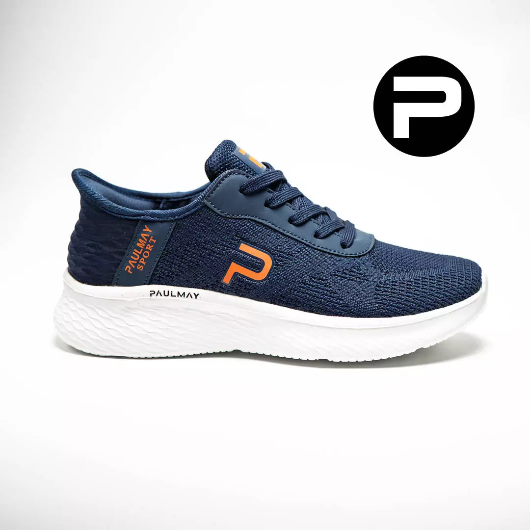 Jual PAULMAY PAULMAY - Sepatu Sneakers Running Pria Go Run Navy ...