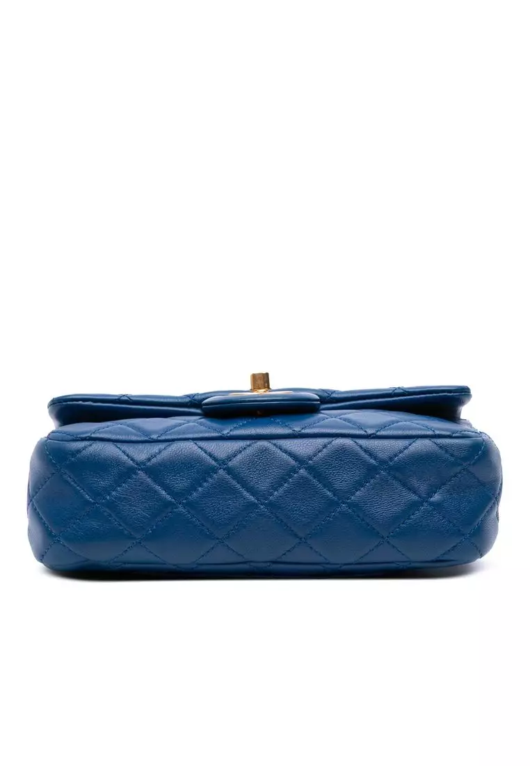 Buy CHANEL Pre-Loved Chanel Mini Rectangular Lambskin Pearl Crush Flap ...