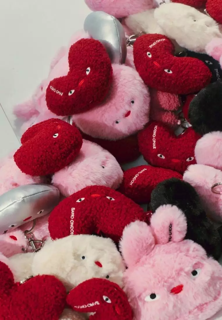 Jual Samo Ondoh Loveyom Keychain Eco Fur Pink Original 2025 | ZALORA ...