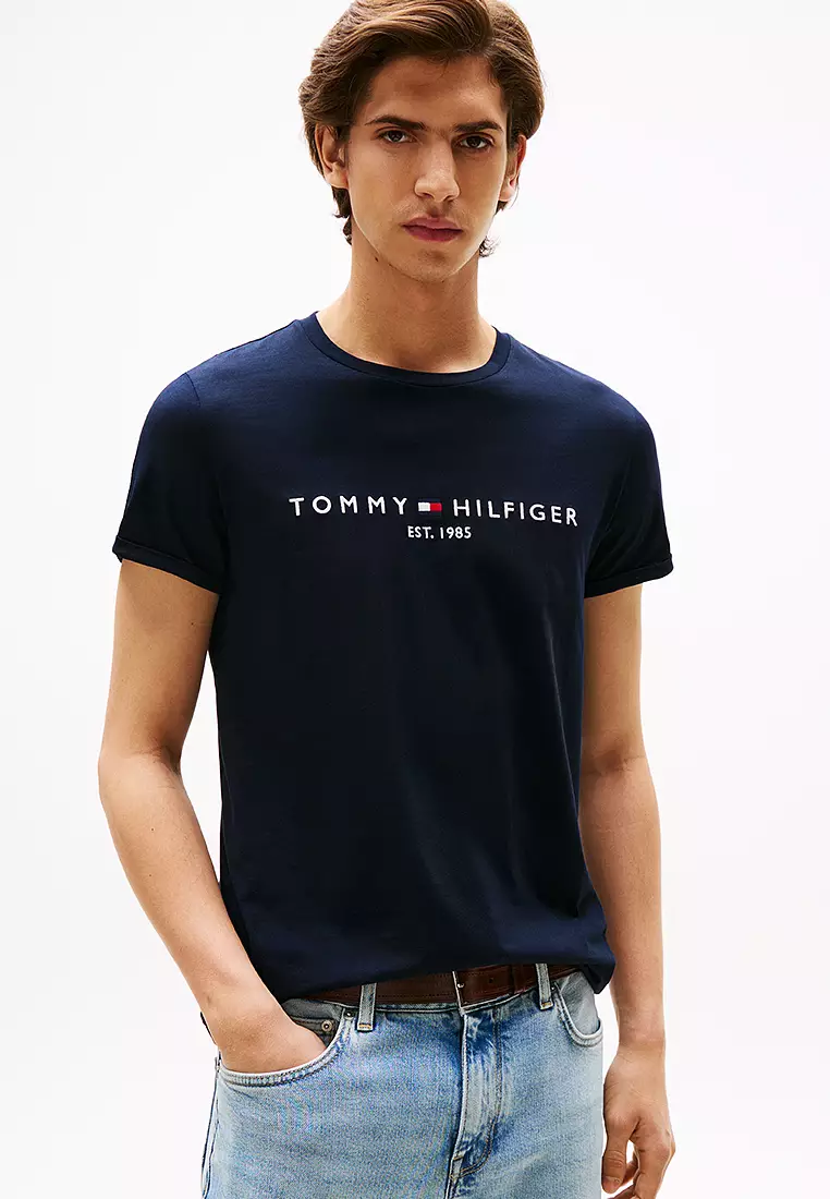 網上選購 Tommy Hilfiger Core Tommy Logo Tee 2025 系列 | ZALORA香港