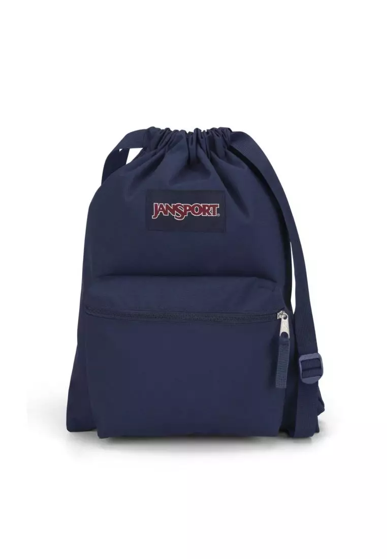 Buy Jansport Jansport Draw Sack Backpack - Navy 2025 Online | ZALORA
