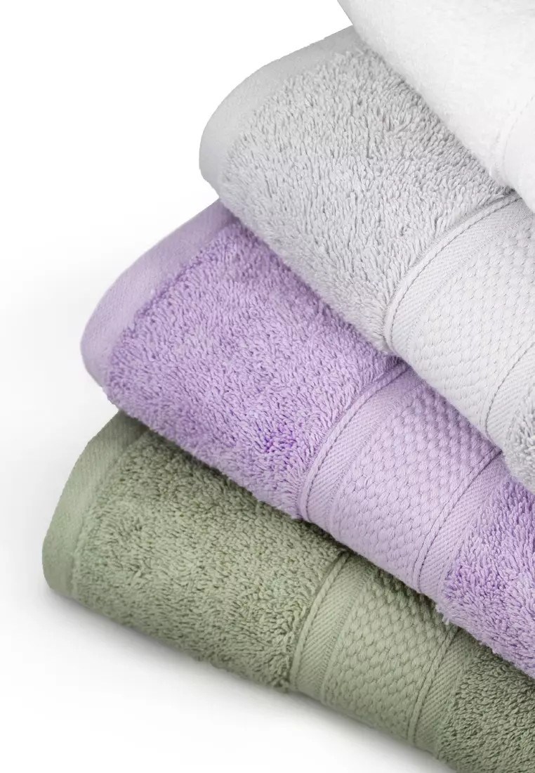 Buy Grand Atelier Periwinkle 100% Egyptian Long Staple Cotton Face ...