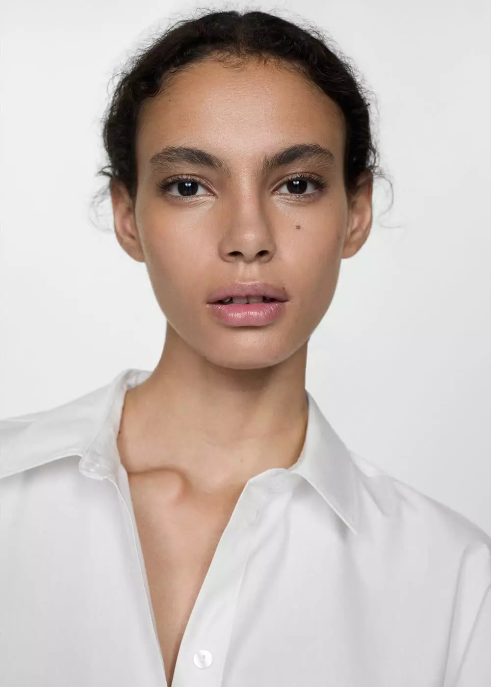 Jual Mango Kemeja katun lyocell lengan pendek Original 2024 | ZALORA ...