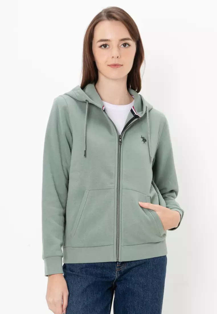Buy US POLO ASSN Logo Embroidery Hoodie 2025 Online | ZALORA Philippines