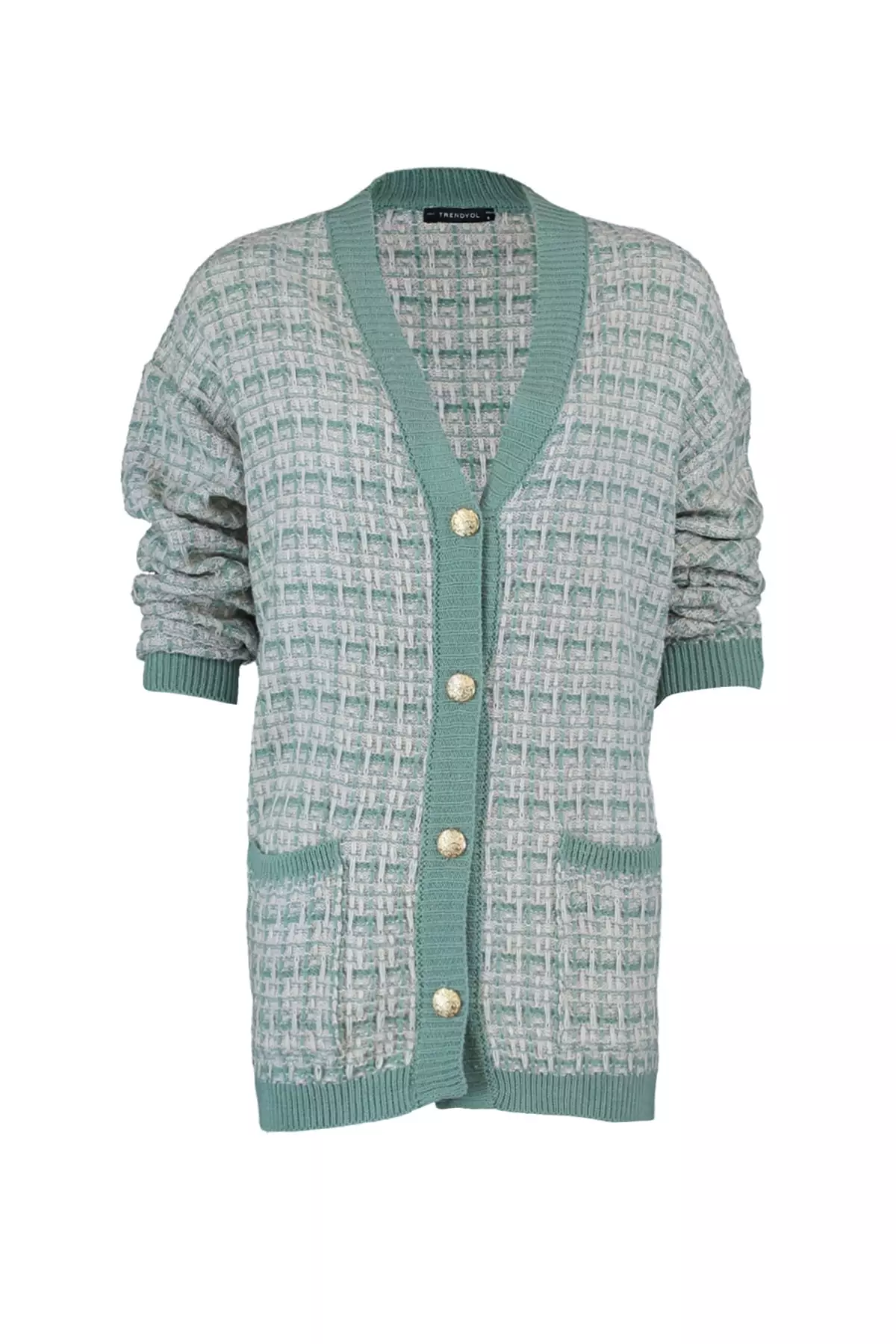 Trendyol Tweed Look Knit Cardigan 2025 | Buy Trendyol Online | ZALORA ...