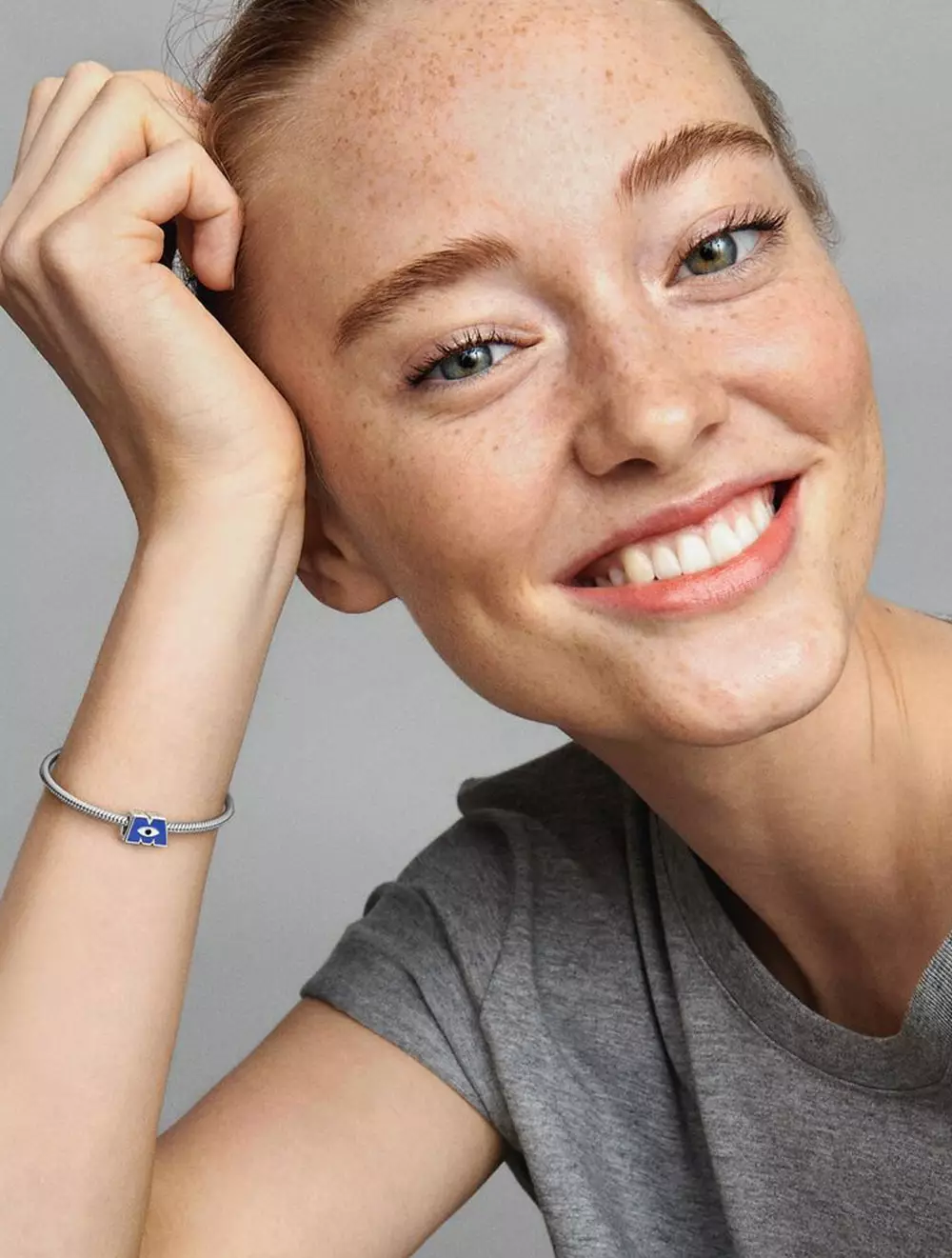 Jual PANDORA Disney Pixar Monsters Inc logo sterling silver charm with ...