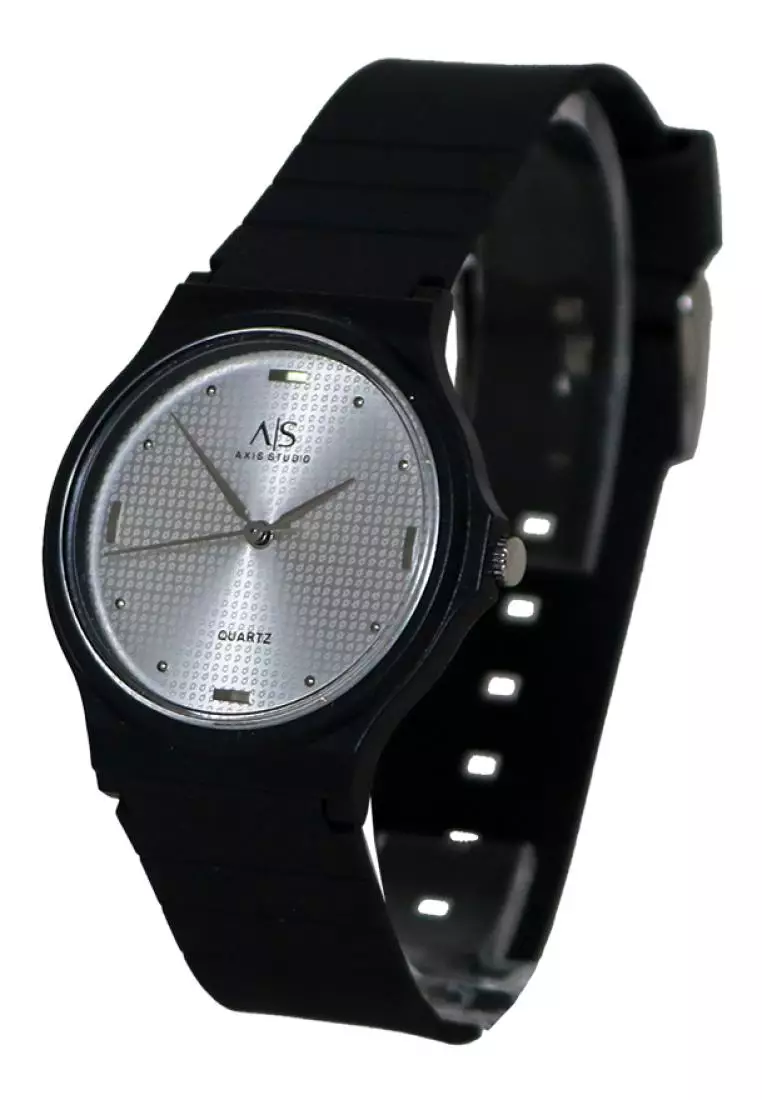 Buy Axis Axis Andy Black/Silver Dial Analog Resin Unisex Watch AP3373 ...
