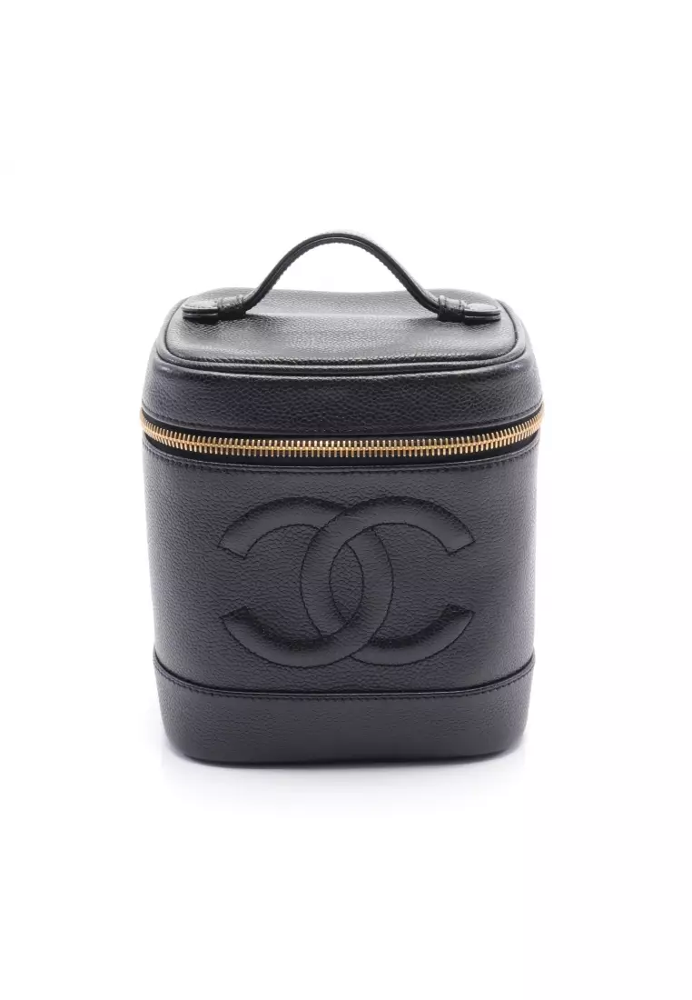 Buy Chanel Pre-loved Chanel coco mark Handbag vanity bag Caviar skin ...