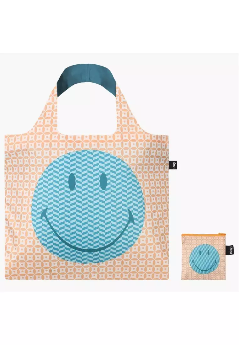 Buy LOQI LOQI Artist Bag Smiley Geometric Recycled 2026 Online | ZALORA