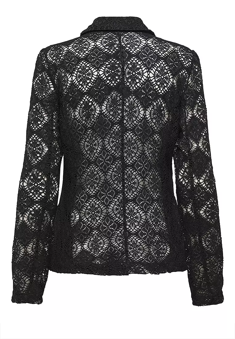 Buy JACQUELINE DE YONG Long Sleeve Lace Blazer 2025 Online | ZALORA Philippines