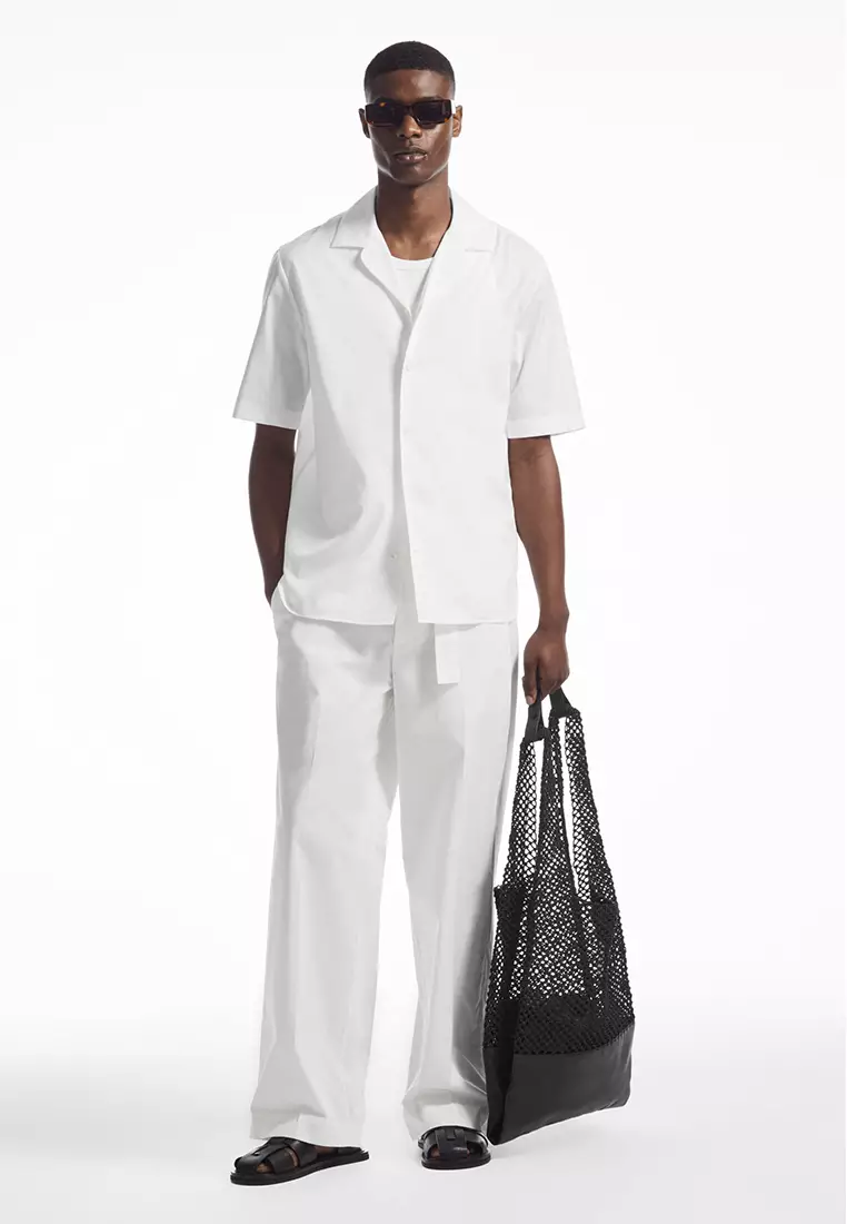 Buy COS Hand-Woven Tote Bag - Leather Online | ZALORA Malaysia