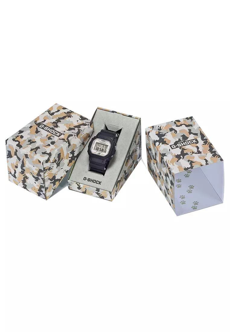 Buy Casio G-shock "Black Kuro-Shiba Inu" Digital Watch DW-5600SHB-1DR ...