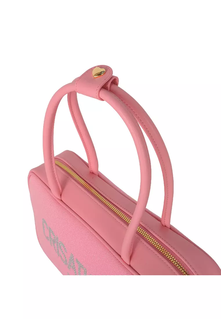 Buy Crisathena Glam Bowling Shoulder Bag in PINK 2025 Online | ZALORA