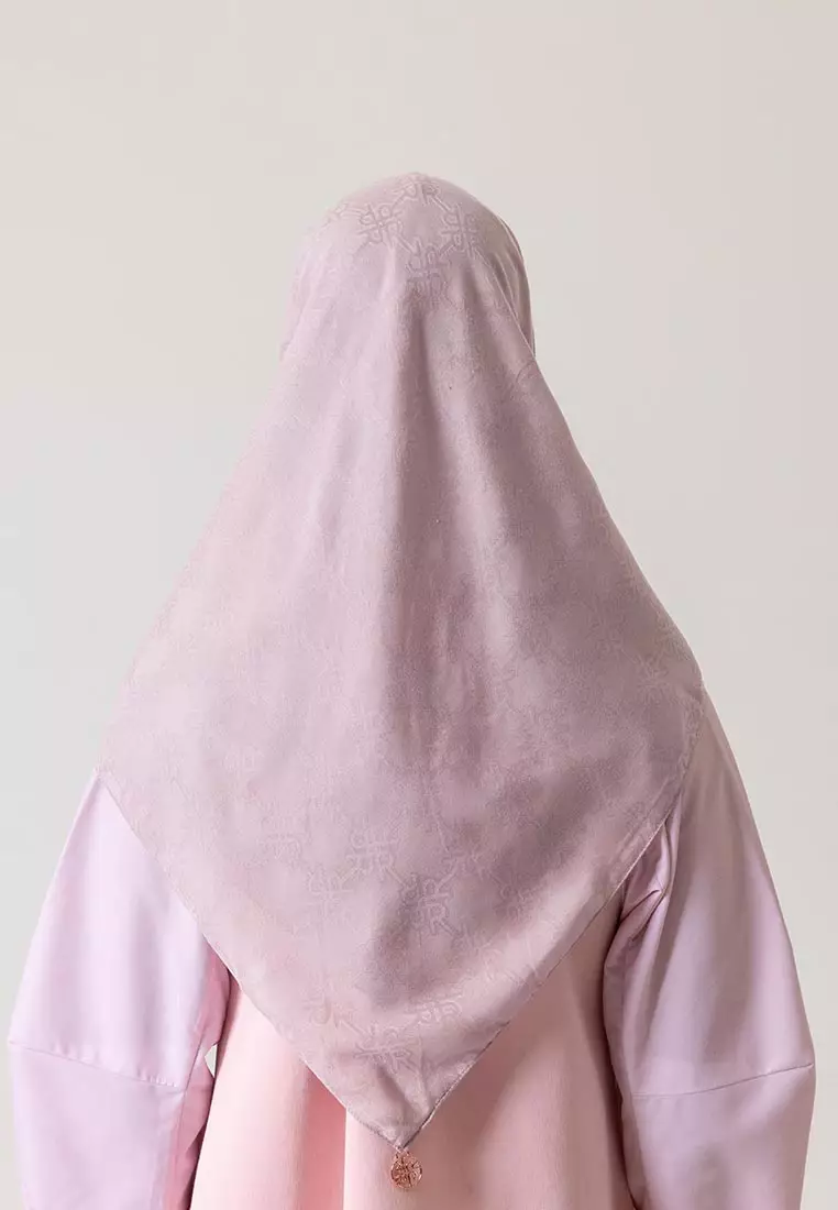 Jual Riamiranda Ria Miranda Lilac Ash Haia Jacquard Scarf Original 2026 | ZALORA Indonesia