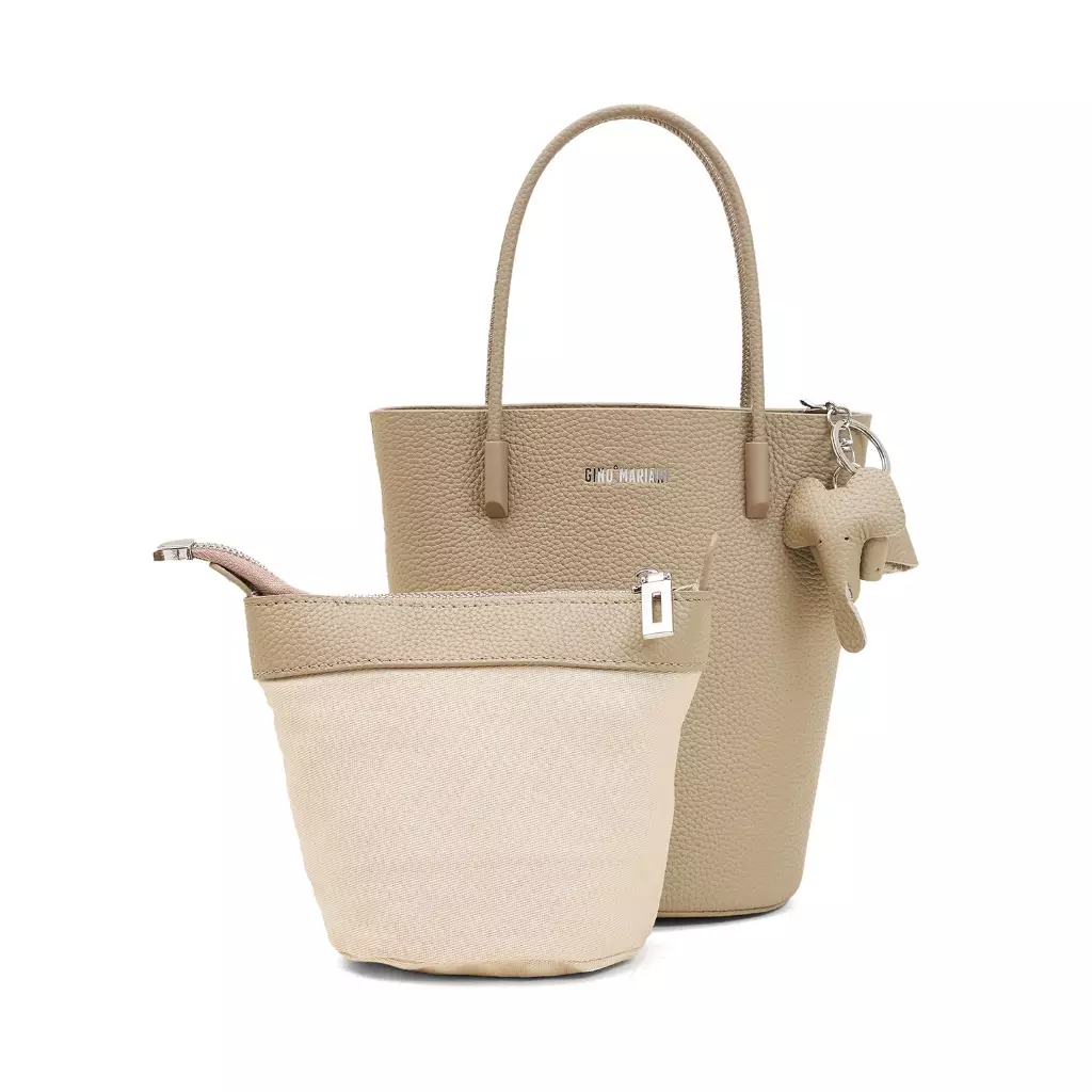 Jual Gino Mariani Tas Wanita Gino Mariani Blenda 1 Bucket Bag Tea Brown ...