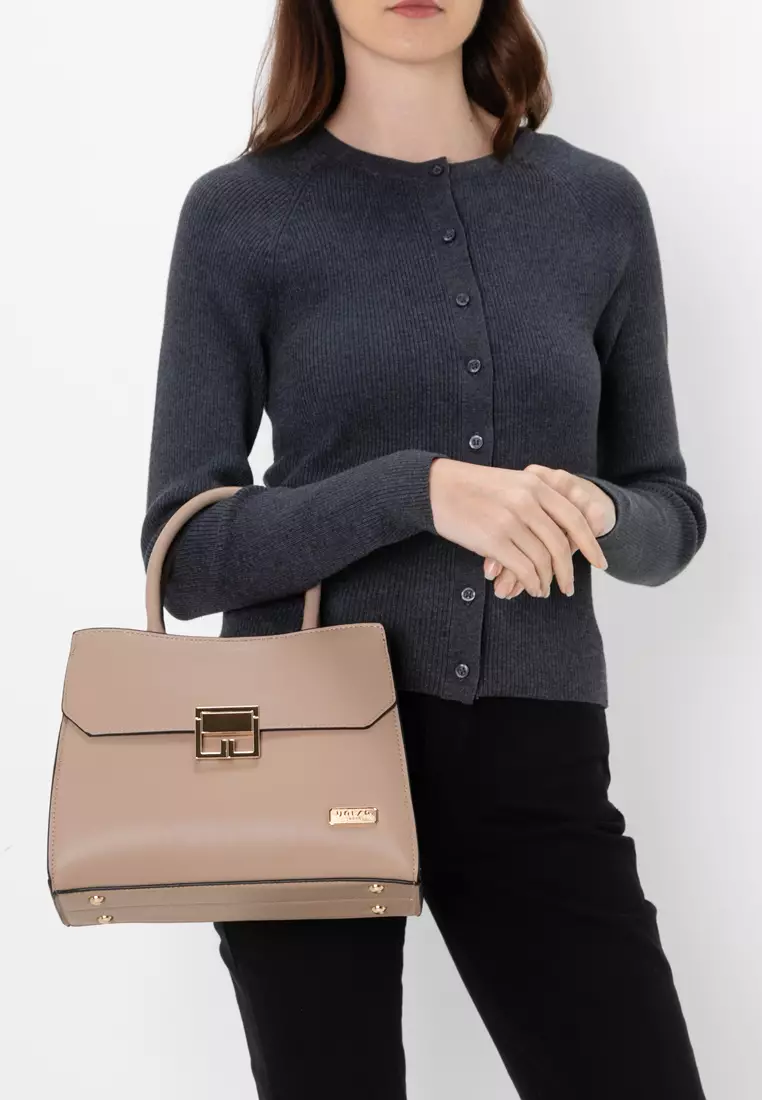 Unisa Faux Leather Convertible Satchel Bag 2025 | Buy Unisa Online ...