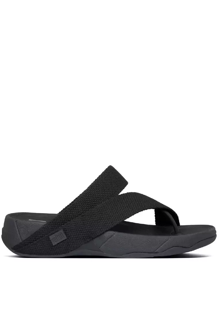Buy Fitflop FitFlop SLING Men's Weave Toe-Post Sandals - All Black (AP9 ...