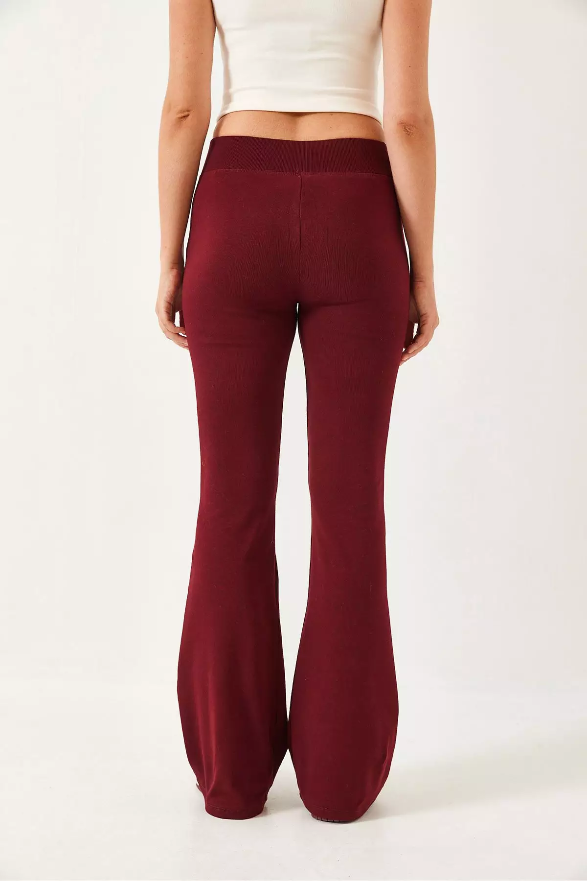 Buy Bianco Lucci Women's Wide Belt Spanish Leg High Waist Pants 60351306 2025 Online | ZALORA ...