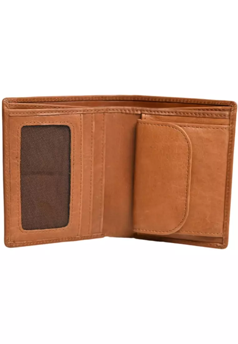 Oxhide Oxhide Compact wallet in Vintage Leather in Brown colour with ...