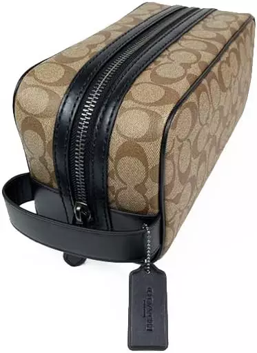 Jual COACH 2706 Coach Large Travel Kit SIG Tan black Original 2025 ...