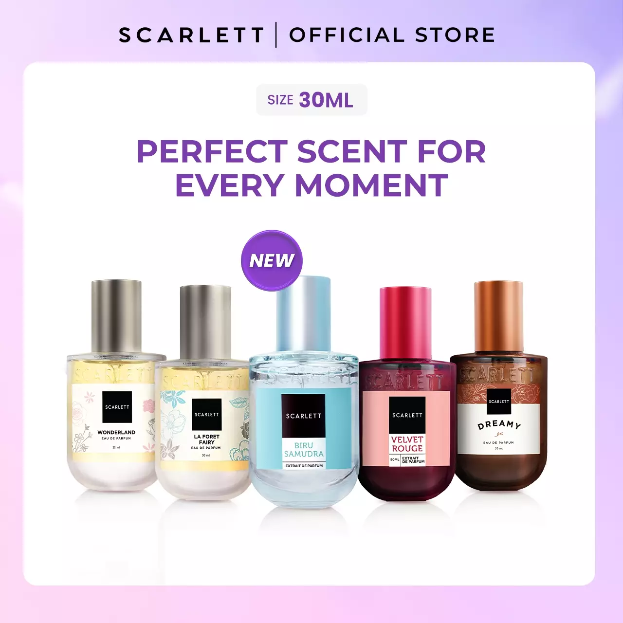 Jual Scarlett Scarlett Whitening Eau De Parfum size 30ml (Bundling 5.3 ...