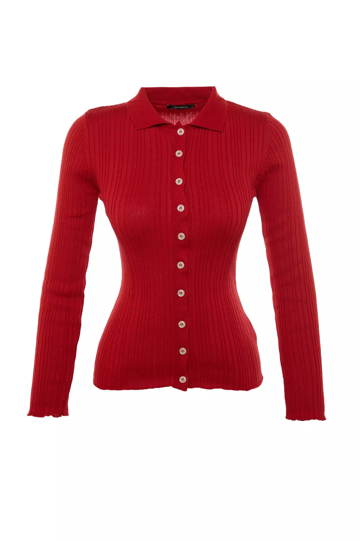 Jual Trendyol Polo Collar Knit Cardigan Original 2024 | ZALORA Indonesia