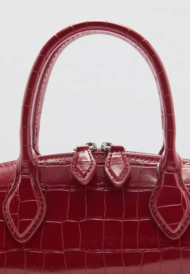 Jual Mango Croc-Effect Bag Original 2024 | ZALORA Indonesia