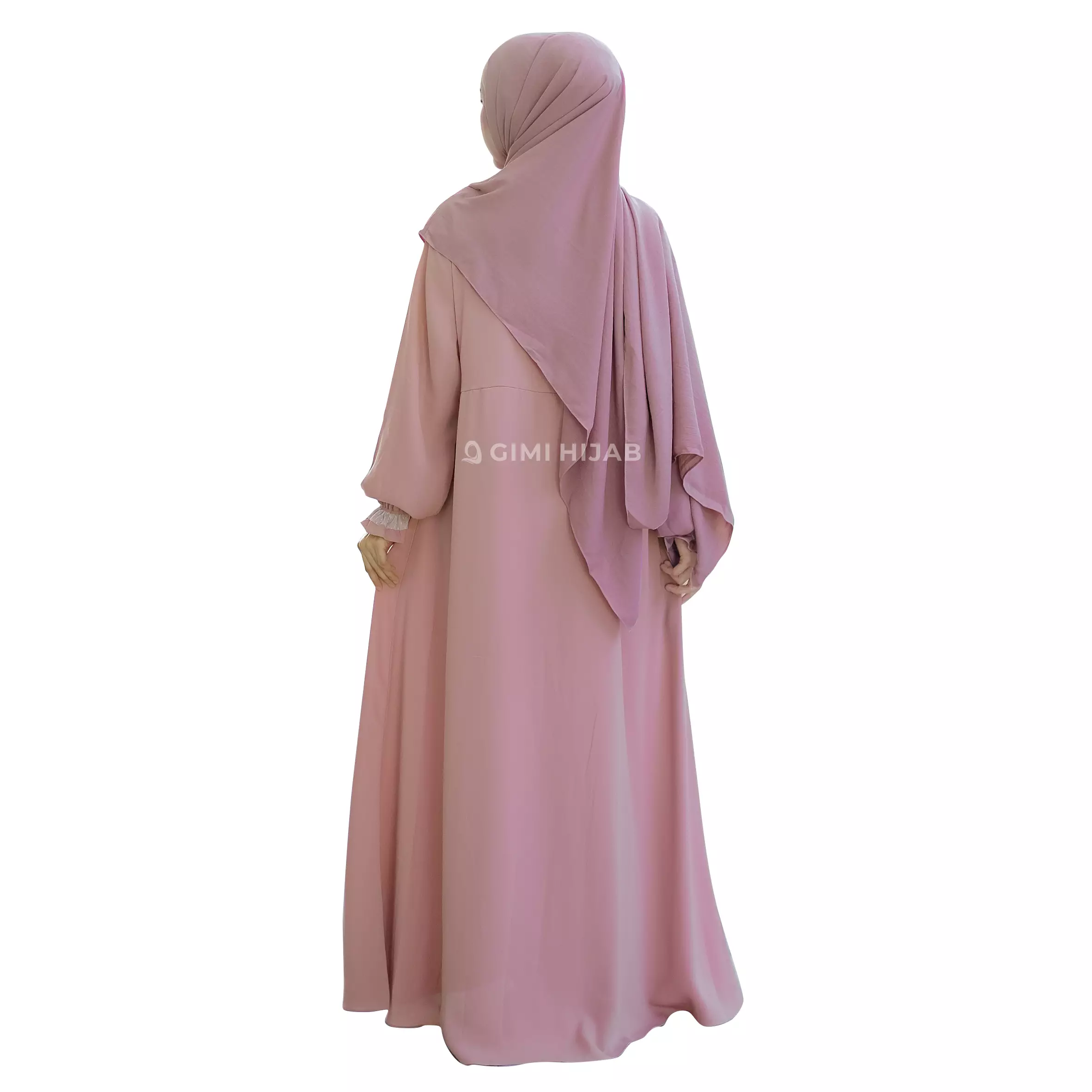 Jual Gimi Hijab GIMI HIJAB BUTIK | Raina Dress Pink Original 2024 ...