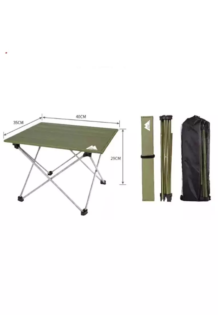 Buy MasterTool Camping Foldable Table, Folding table, Army Green 2025 ...