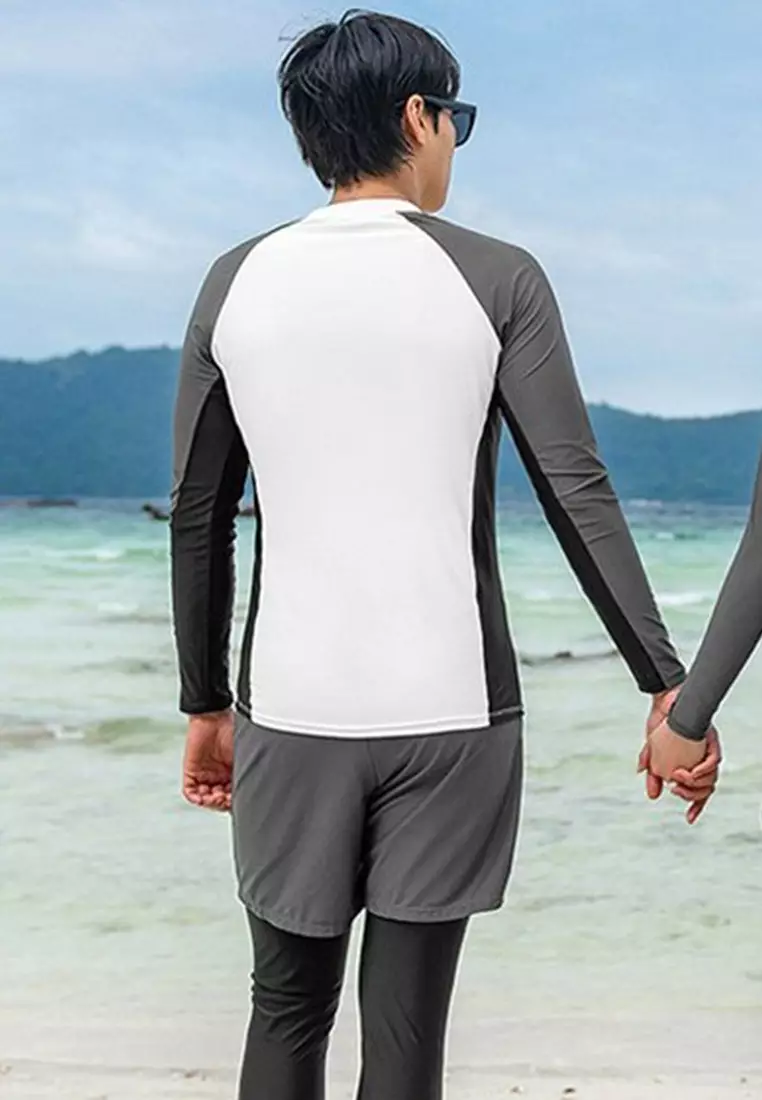 Buy LYCKA LLL3072 Korean Style Men Rash Guard 3-Pieces Set Multi 2025 ...