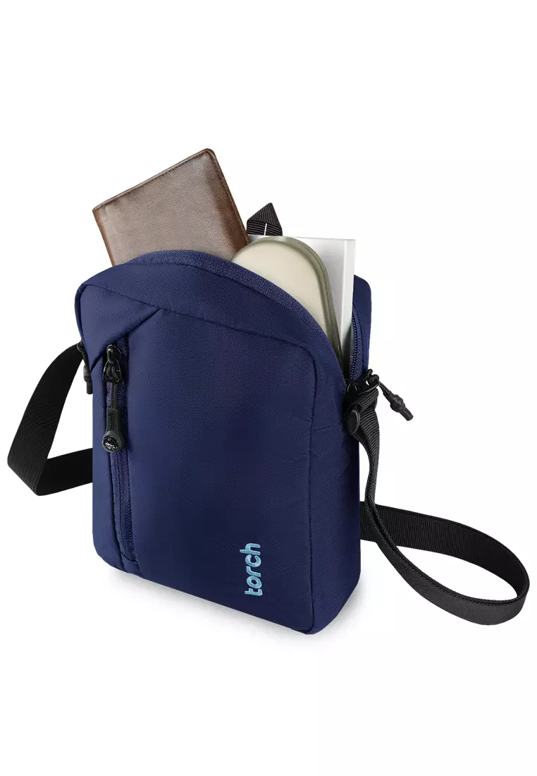 Jual TORCH.ID Torch Mino Mini Navy Sling Bag Original 2025 | ZALORA ...